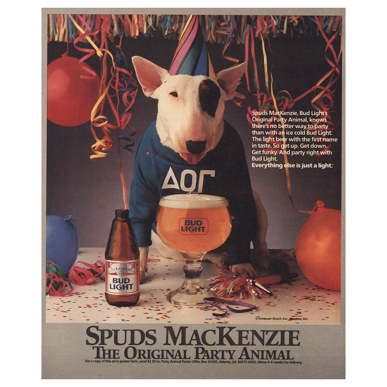 Spuds Mackenzie Ad