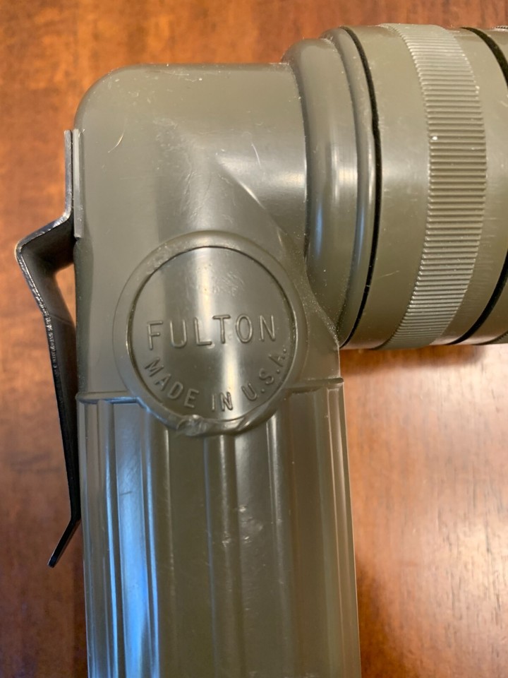 US Army Fulton MX-991U Angle Head Handheld Flashlight | eBay