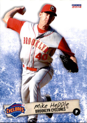 2014 Brooklyn Cyclones Choice #12 Mike Hepple Hartford Connecticut ...