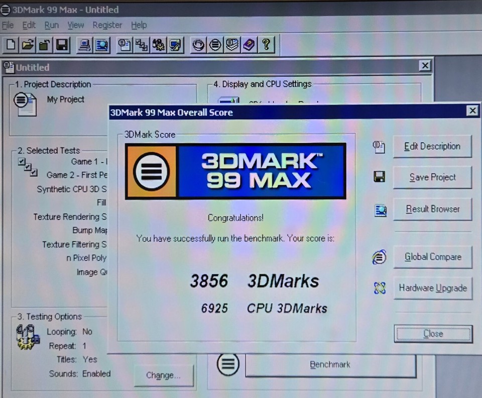 Windows 98 95 Gaming Computer 3DFX Voodoo AWE64 3.5 5.25 Floppy CDRW ...