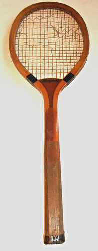 Antique 1920 Fairfield "Sportmart" Washington D.C. WOODEN TENNIS RACKET ...