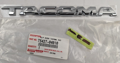 OEM Toyota 75427-04010 Emblem "Tacoma" | eBay