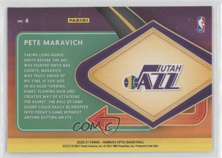 2020-21 Panini Donruss Optic Express Lane Pete Maravich #6 HOF | eBay