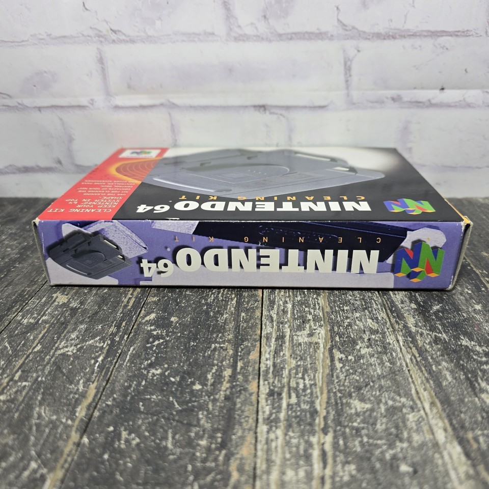 Nintendo N64 Cleaning Kit With Original Box Complete & Unused | eBay