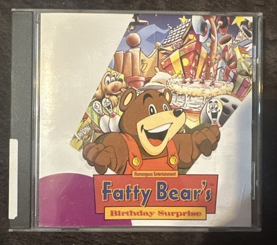 Fatty Bear's Birthday Surprise (Windows Mac PC, 1995, Humongous ...
