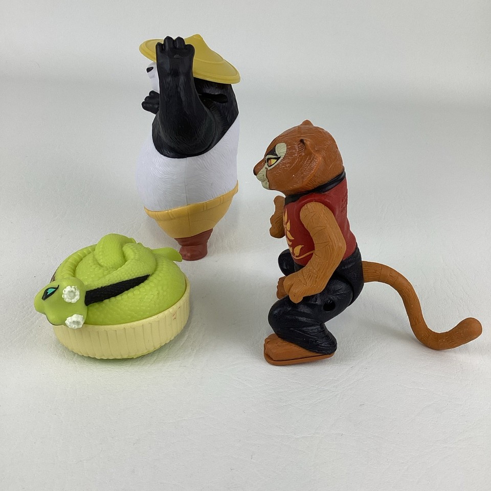 Kung Fu Panda Movie Burger King Action Figures Topper Po Master Tigress ...