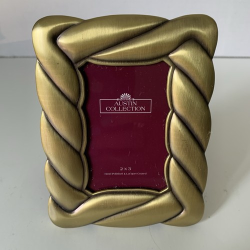 Vintage Brass Small Swirl Pattern Frame 2x3 Picture | eBay