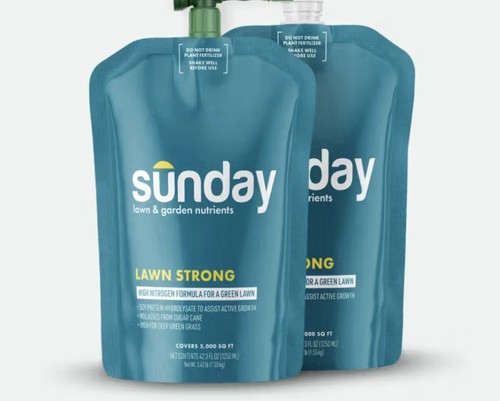 Sunday Lawn Care Nutrients Lot of 2 Lawn Strong Nitrogen & Sprayer NEW ...