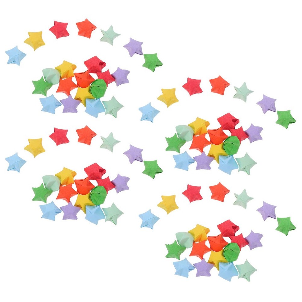 4050pcs Star Folding Paper Origami Paper Strips For DIY Crafts ...