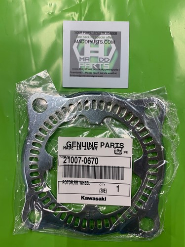 Kawasaki OEM Rear Wheel Rotor 21007-0670 | eBay