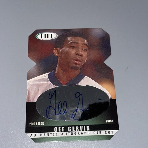 2000 SAGE HIT GEE GERVIN RC AUTO AUTOGRAPH DieCut A47 | eBay