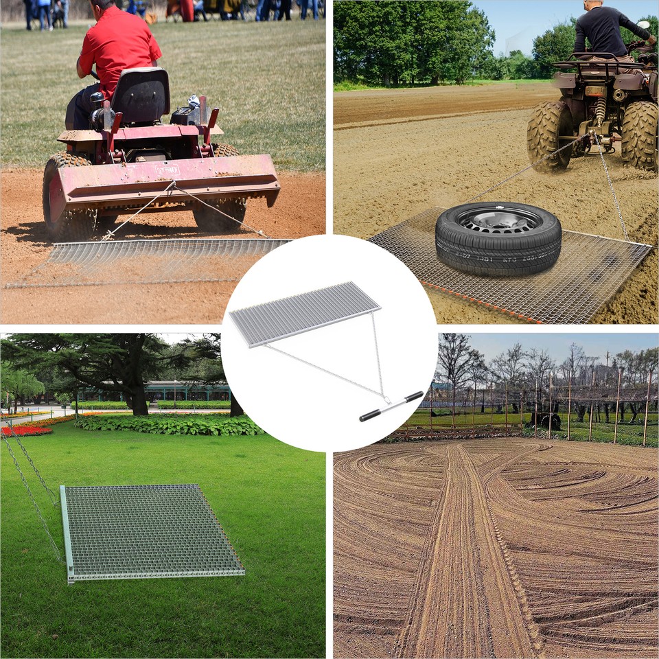 Heavy Duty ATV UTV Drag Mat - 6' x 3' with Zinc & Steel Mesh ...