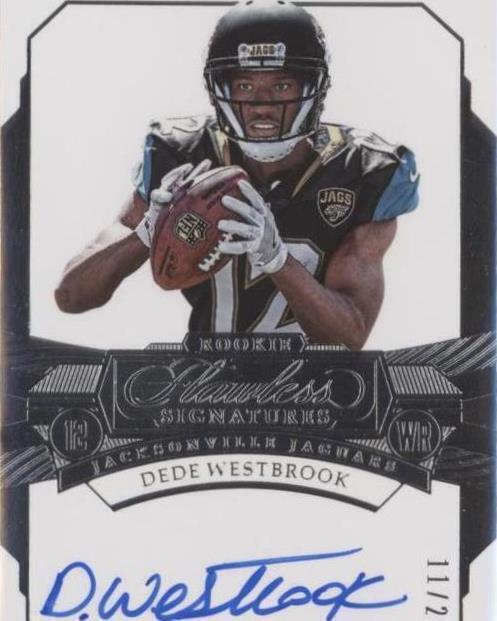 2017 Panini Flawless - Flawless Rookie Signatures Dede Westbrook #RS-DW ...