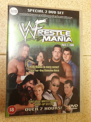 WWF Wrestlemania 16 DVD WWE Rare OOP 2 discs UK Release Wrestling | eBay