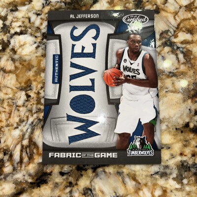2009 Certified Al Jefferson Timberwolves Patch/25 | eBay