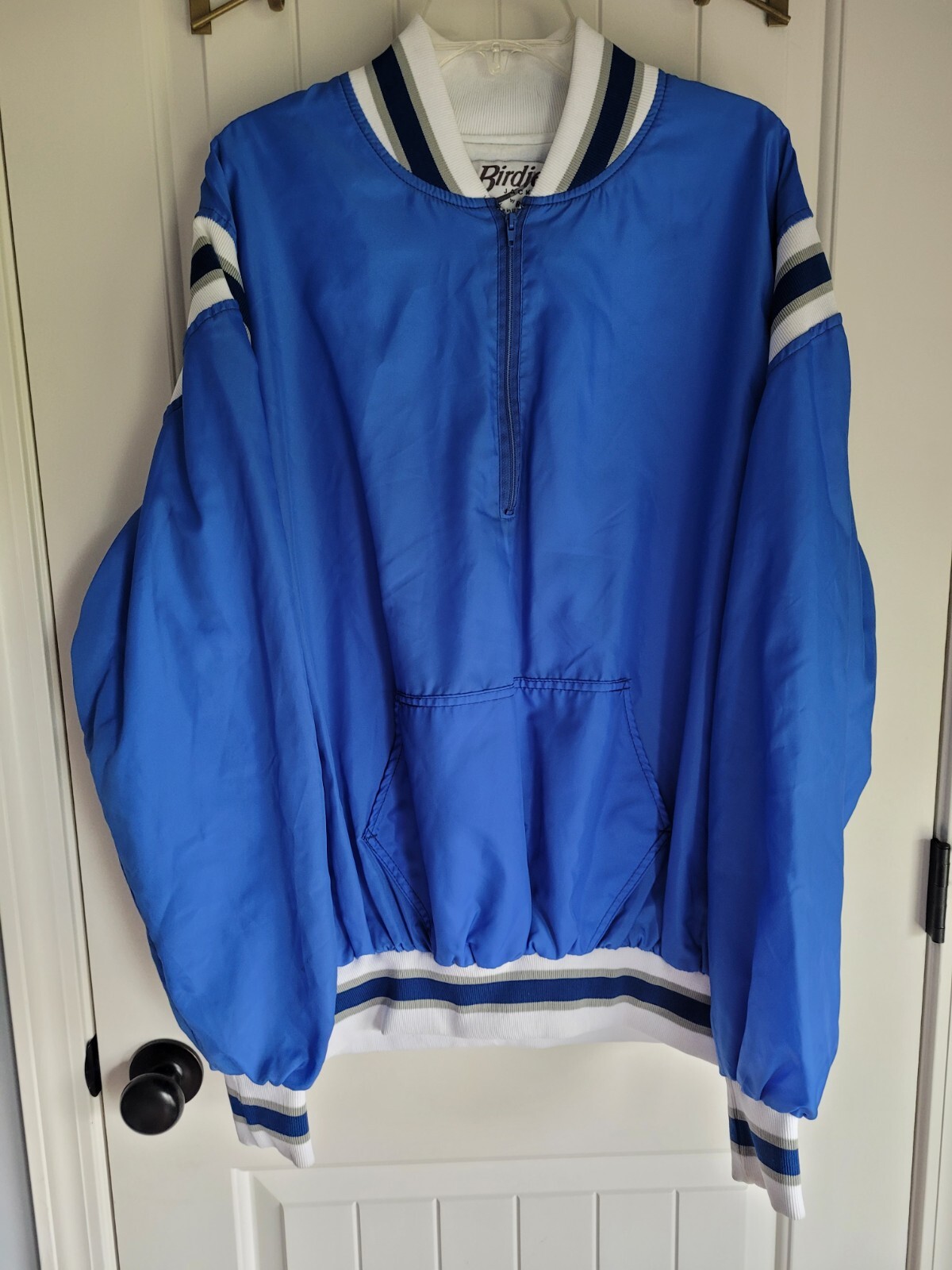 Vintage Blue Jacket Athletic 90s Era Mens Size XL Bir… - Gem