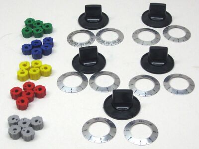 KN002 Universal Electric Range Oven Knob Handle Kit Color Black ...