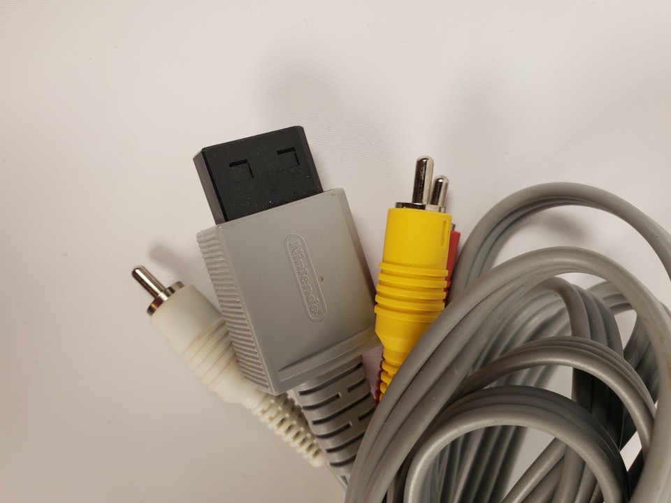Nintendo Wii AV Cable Cord (RVL-009) - Genuine OEM Official Authentic ...