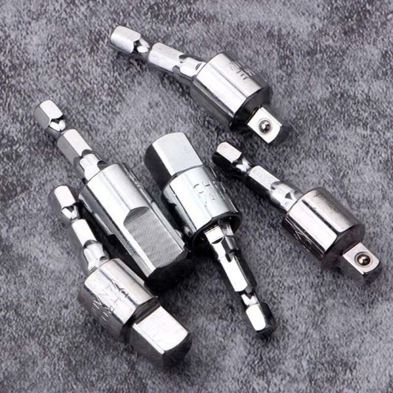 Impact Driver Adapter 4 Pcs Power Drill Sockets Adapter Set Drill ...