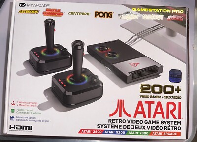 My Arcade Atari Gamestation Pro Retro Video Game System 200+ Games NEW ...
