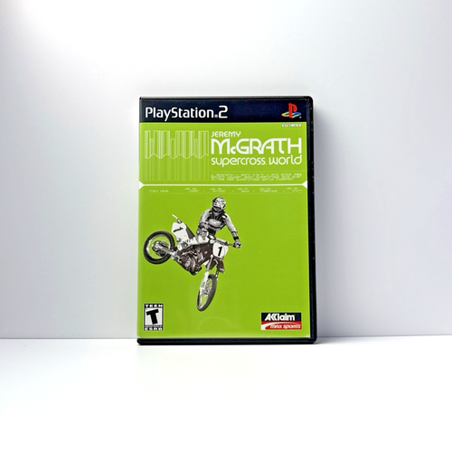 Jeremy McGrath Supercross World Sony PlayStation 2 PS2 VGC CIB Complete ...