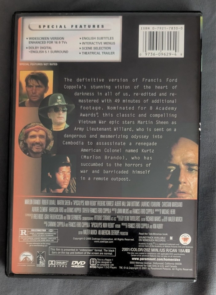 APOCALYPSE NOW signed autograph Francis Ford Coppola Martin Sheen ...