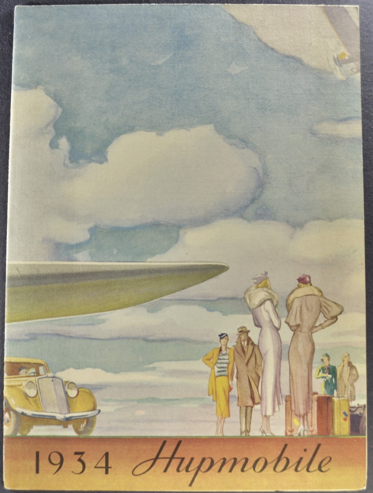 1934 Hupmobile Six Brochure Folder 421-J Coupe Sedan Nice Original 34 ...