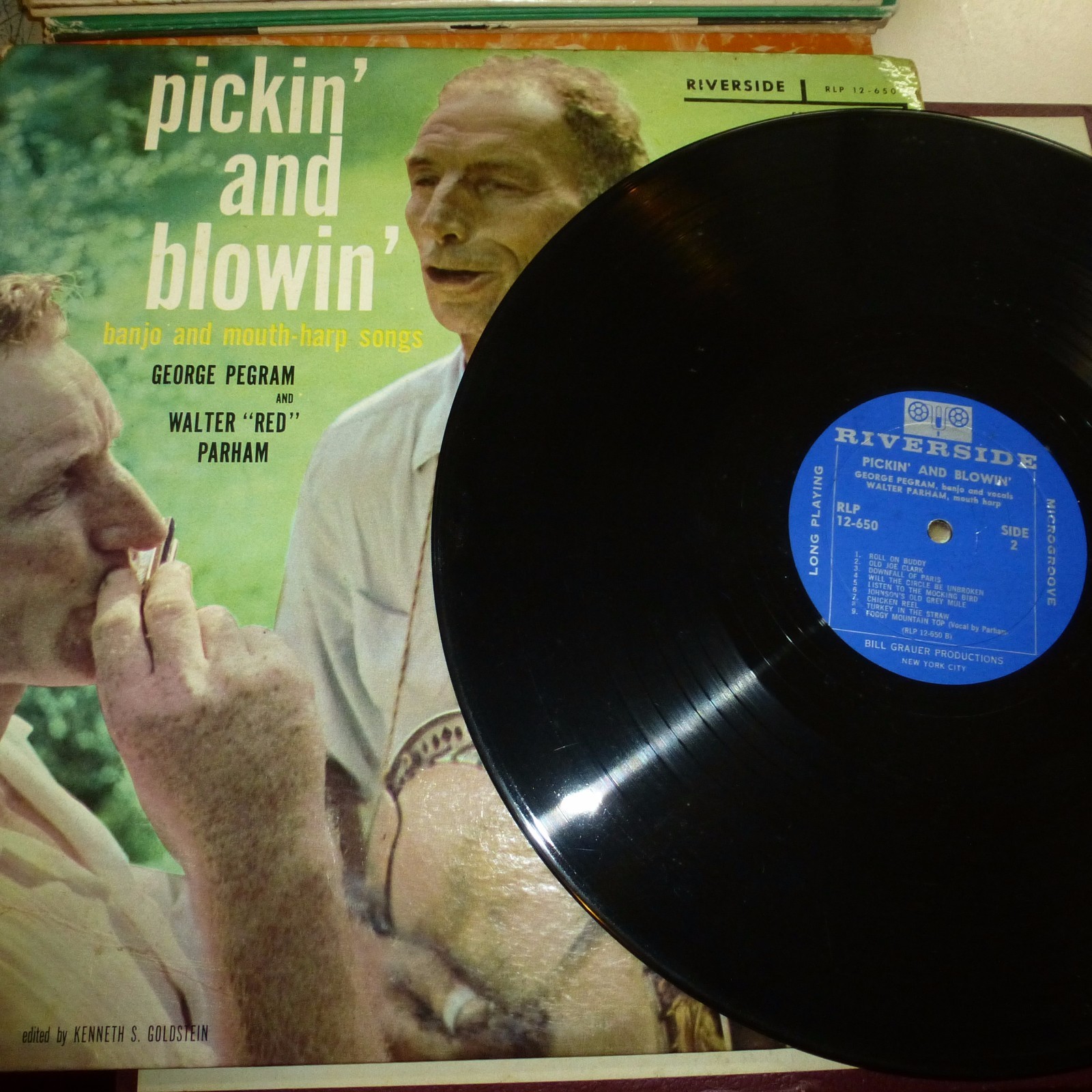 COUNTRY 33RPM LP RECORD - GEORGE PEGRAM & WALTER 'REB' PARHAM ...