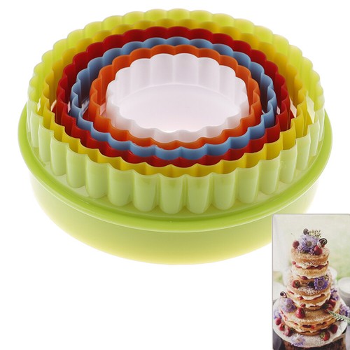 6Pcs Round/Flower Shaped Dough Cutting Tool Kitchen Gadgets Dumplings ...