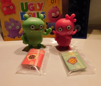2 UglyDolls Mystery Bag Mini Figures: Green Jeero & Pink Moxy Girl 2019 ...