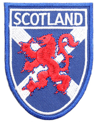 Scottish Saltire Patch, Embroidered Patch, Scotland Flag, Iron On Sew ...