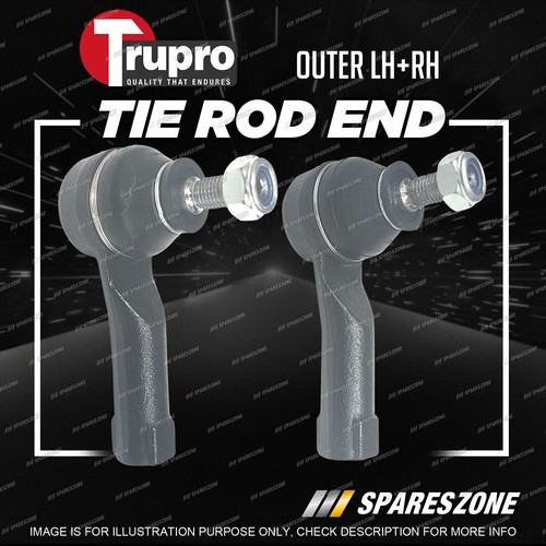 2 Pcs Trupro Outer Tie Rod Ends for Audi A3 8L 8P Hatch Sportback ...
