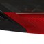 Red Carbon Fiber Rear Window Lower Trim Cover For Corvette C8 Coupe ...