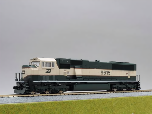 HO Scale Kato 37-6382 SD70MAC Burlington Northern #9615 Diesel Engine ...