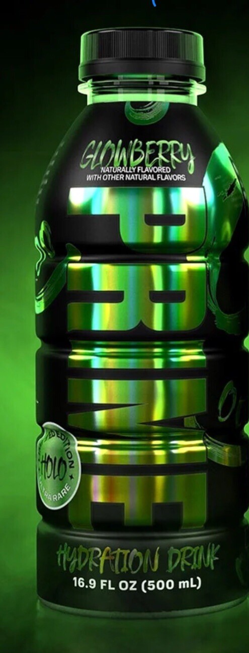 Prime Hydration Glowberry Holo Ultra Rare | eBay