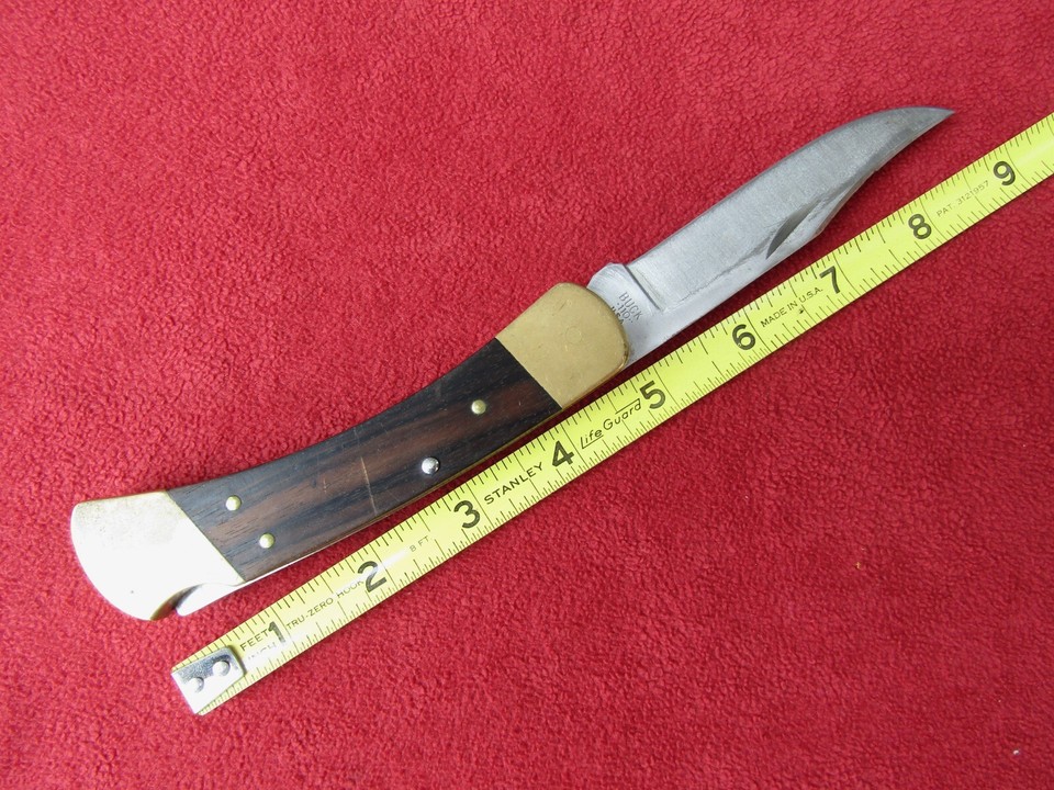 Vtg BUCK 110 Date Code: 3 Dot 1980-1981 Lockback Folding Hunter Pocket ...