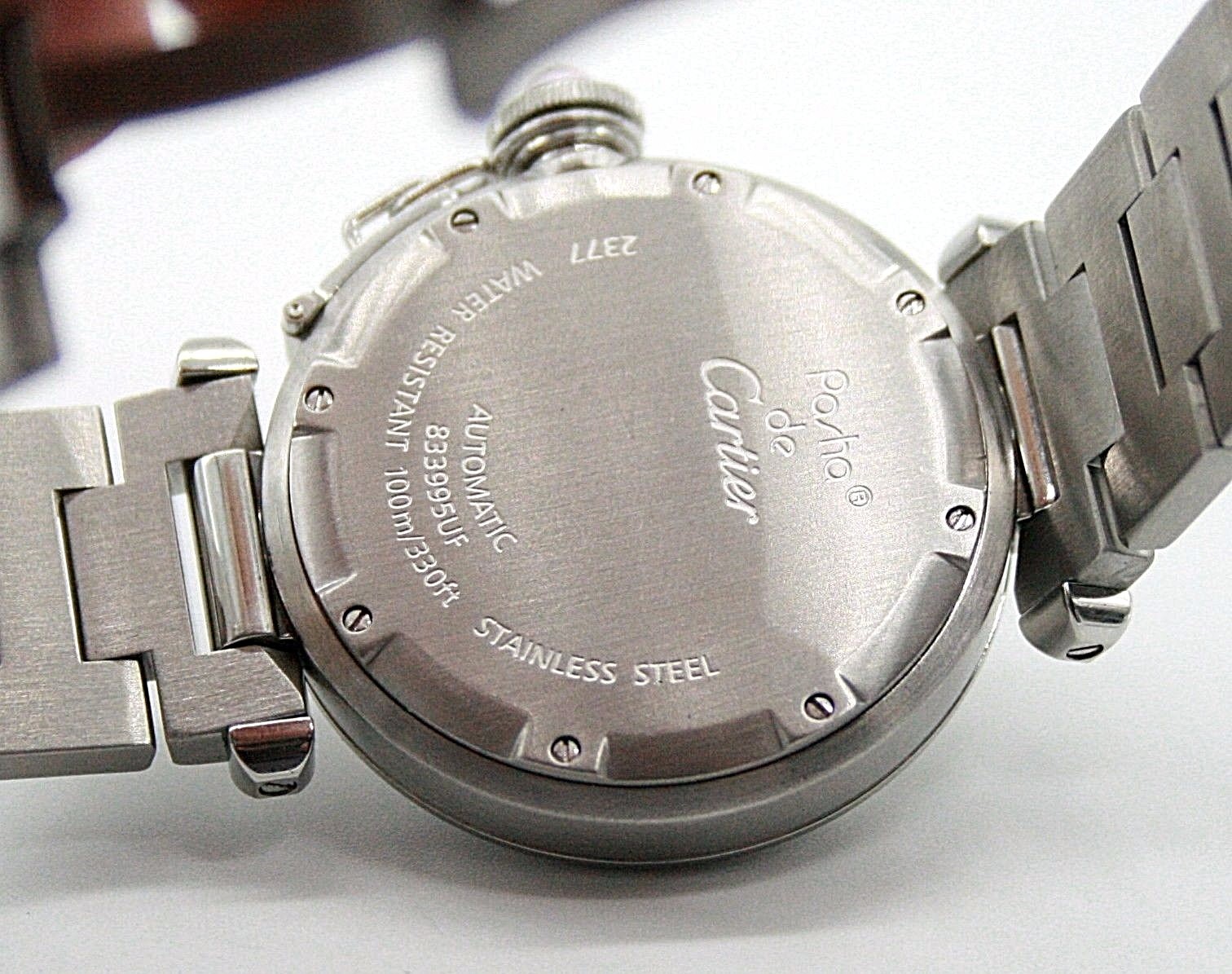 CARTIER PASHA 2377 AUTOMATIC PINK DIAL 35.5MM LIMITED EDITION LADIES ...