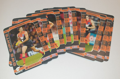 2017 Teamcoach GWS Giants 13 card team set - Scully, Shiel, Greene ...