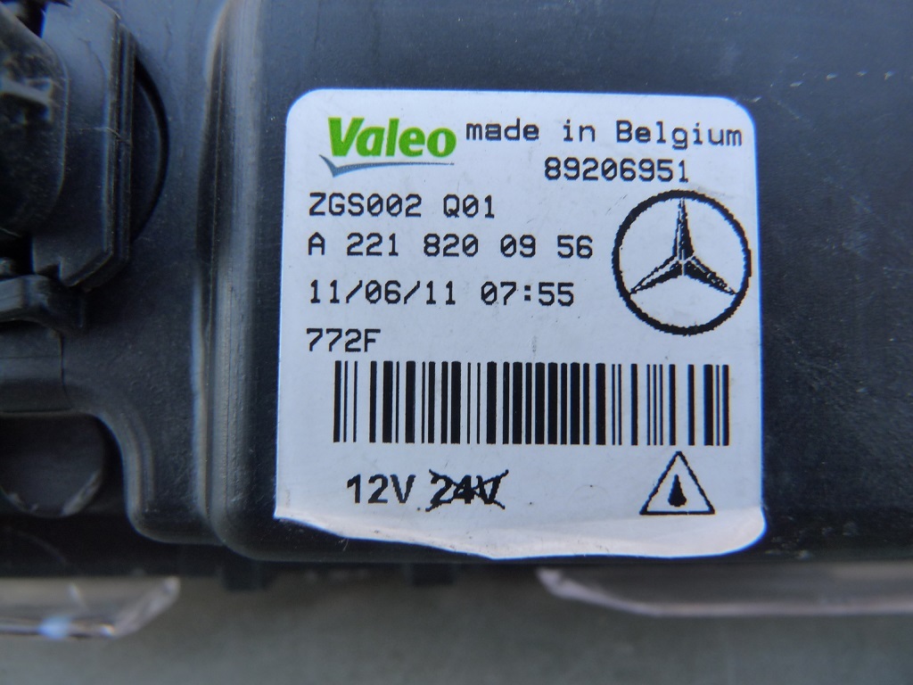 09 10 11 12 13 Mercedes S Class Running Light OEM 221 820 09 56 | eBay