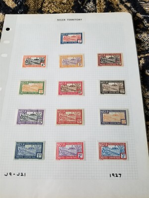 French Colonies Niger Stamp Collection - Mint Mounted - T404 | eBay