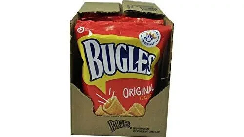 Bugles Nacho Cheese Crunchy Corn Snacks (6 Pack) - 3oz Bags - BOLD ...