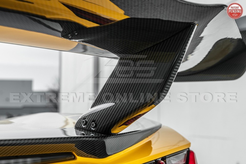 For 20-Up Corvette C8 Z06 Z07 Package | ZR1 Style CARBON FIBER Rear ...