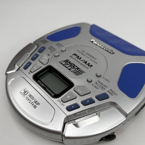 Panasonic SL-SW899V Shockwave Portable Walkman AM/FM CD Player Discman ...