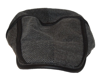 Jamont Flat Cap Newsboy Charcoal Gray Cabby Hat Cotton Nylon Adjustable ...