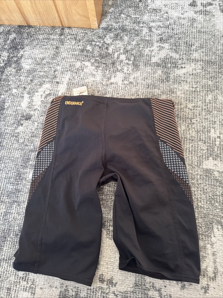 Black/Orange Speedo Endurance 30” Training Jammers | eBay UK
