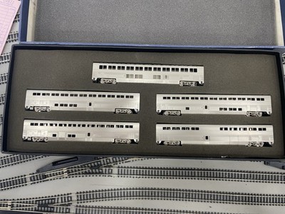 N Scale Pacific Fast Mail PFM Amtrak Superliners Brass | eBay