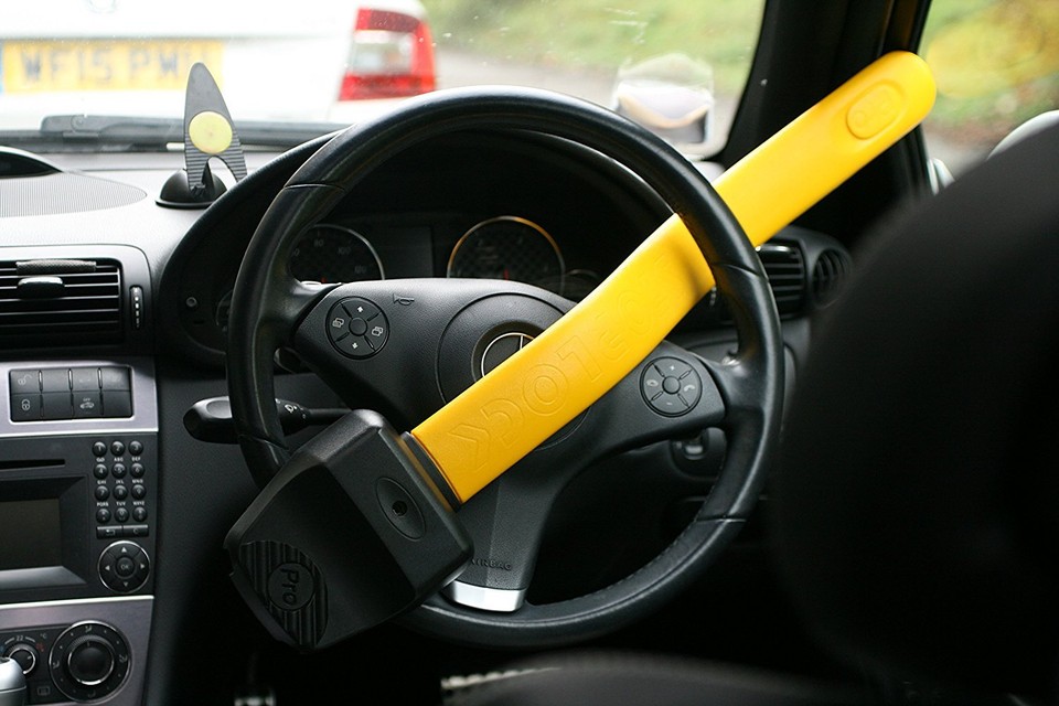 Stoplock Professional Car Van Yellow AntiTheft High Security Steering ...