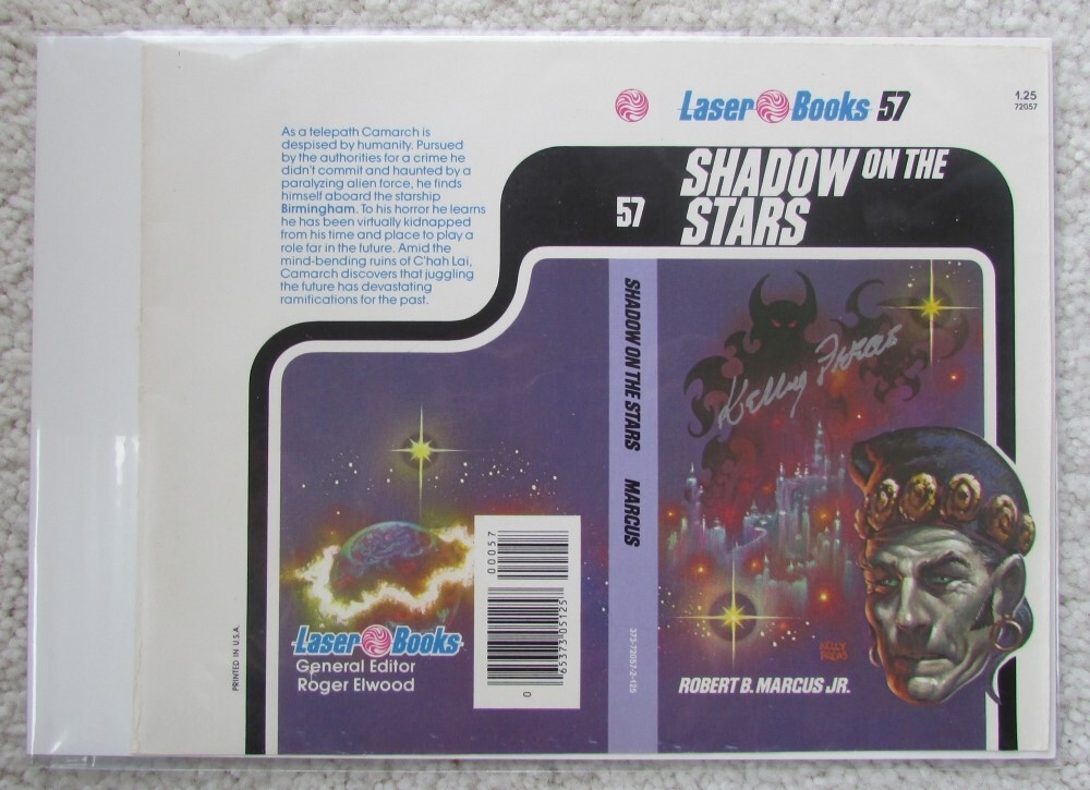 KELLY FREAS LASER BOOK #57 COVER PROOF SIGNED SHADOW ON THE STARS ...