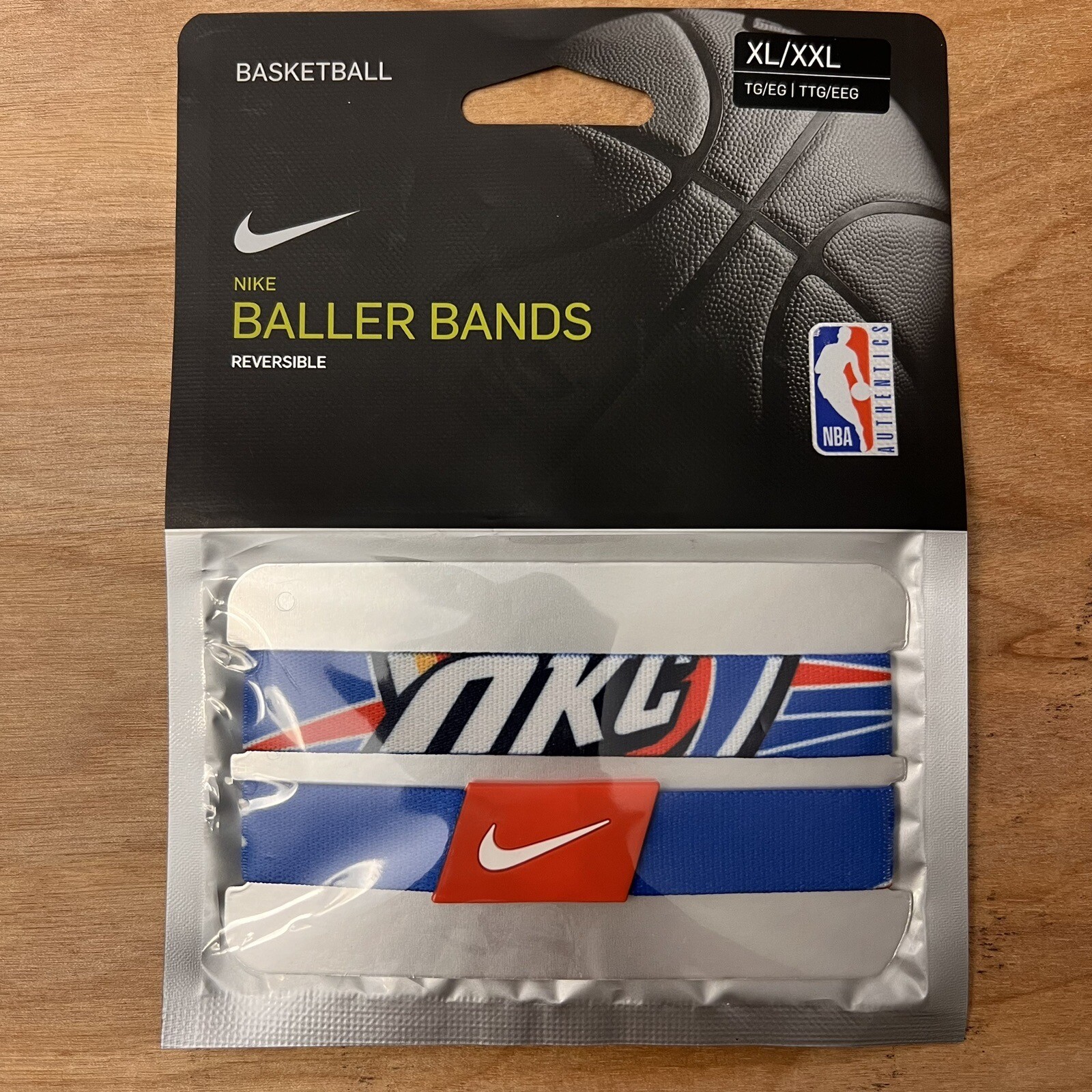 Nike Baller Bands NBA OKC Thunder Adult Unisex XL/XXL 887791159601| eBay
