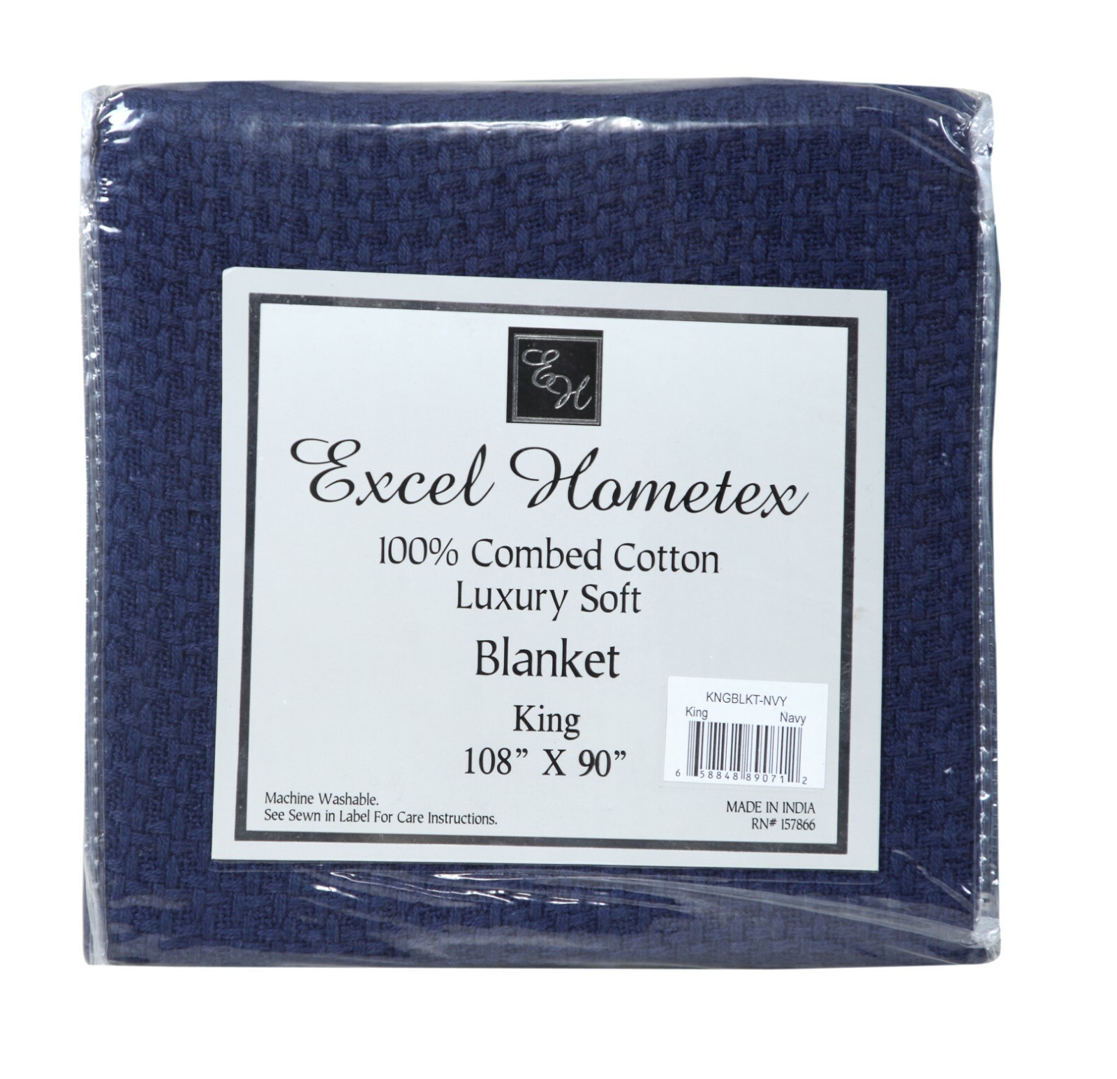 Excel Hometex Cotton Bed Blanket -100% Soft Luxurious Thermal Twin ...